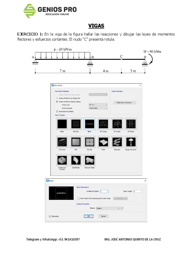 MANUAL CLASES SAP2000 VIGAS hfnm2q | PDF | Foreign Language Studies | Law