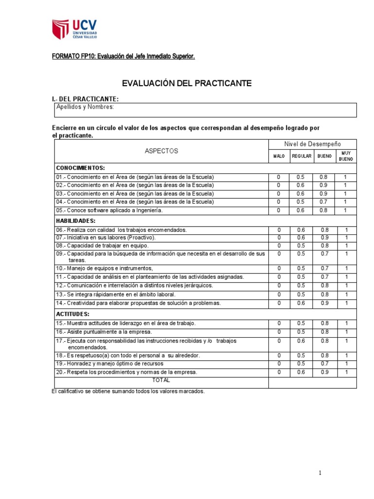 Formato FP10 | PDF | Cognición