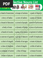 Collective Nouns | PDF | Grammatical Number | Noun