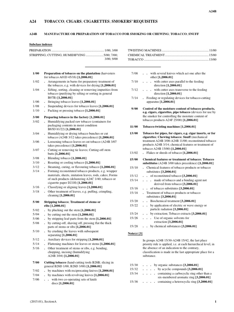 A24 Tobacco Cigars Cigarettes Smokers' Requisites: XXXX A24B A24B XXXX ...