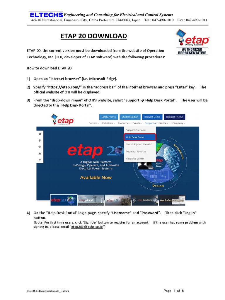 Etap 20 Download: Engineering and Consulting For Electrical and Control Systems | PDF | Computer ...