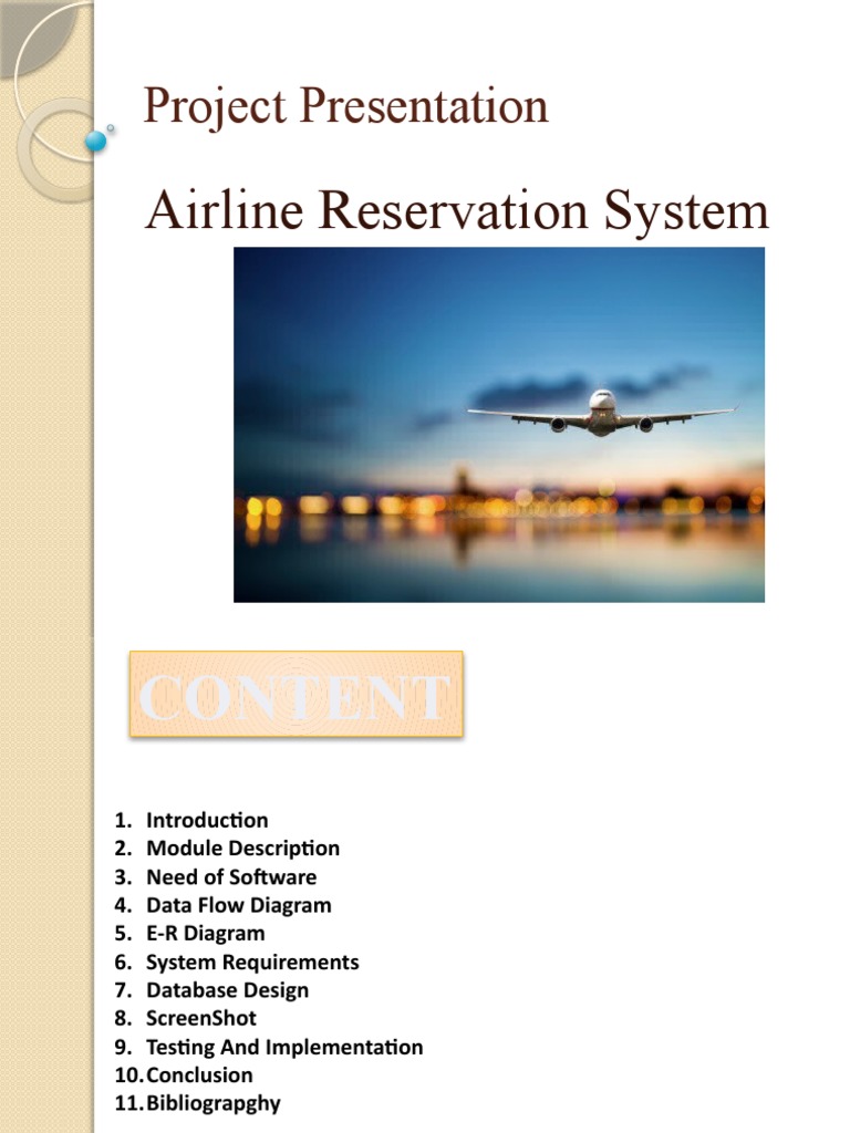 Airline Reservation System Presentation | PDF | Software Testing | Unit ...