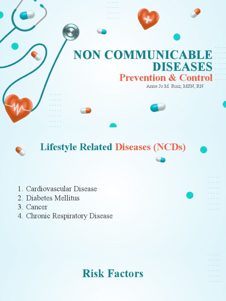 NCD Prevention and Control Strategies | PDF | Non Communicable Disease ...