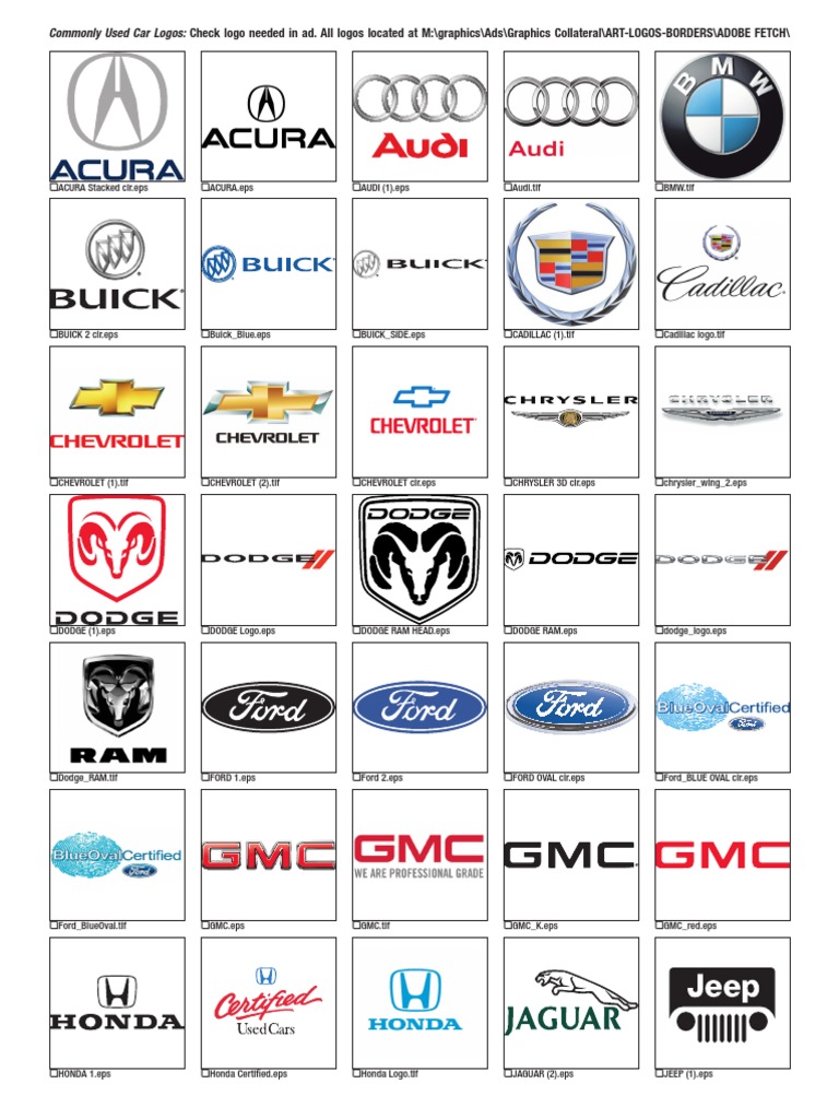 Commonly_Used_Car_Logos | PDF