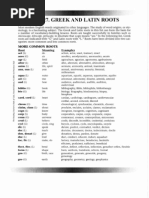 Word Roots Membean COMMON | PDF | Plant Morphology | Branches Of Botany
