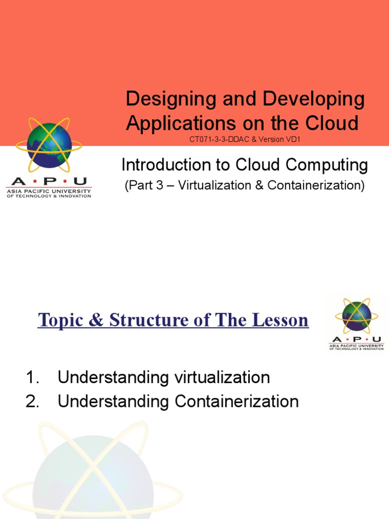 Lecture - Virtualization and Containerization | PDF | Virtualization ...