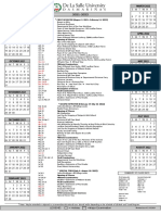SLU Academic Calendar 2025-2026 | PDF | Academic Term | Academia