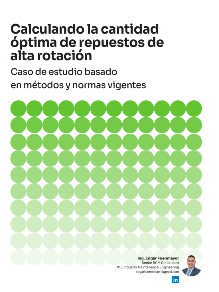 Gestión Óptima de Inventarios MRO | PDF | Inventario | Business