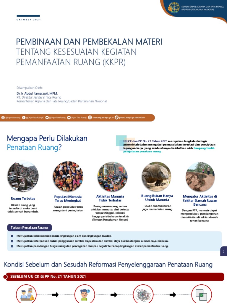Bahan Pembinaan KKPR - Jambi | PDF