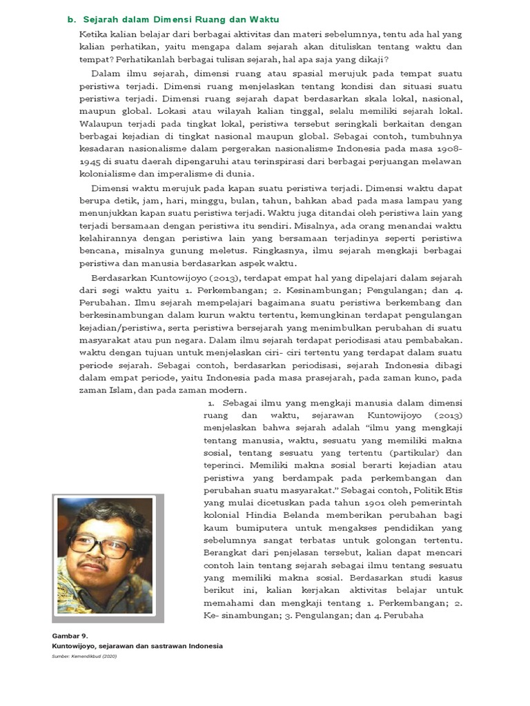 Sejarah Dalam Dimensi Ruang Dan Waktu Ke7 | PDF