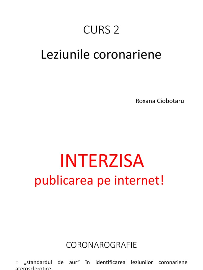 CURS 2 Coronarografie | PDF