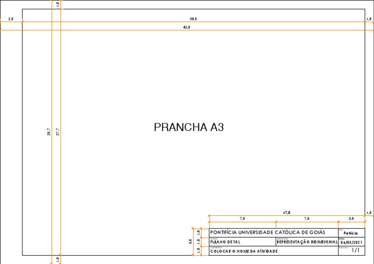 Prancha A3 | PDF