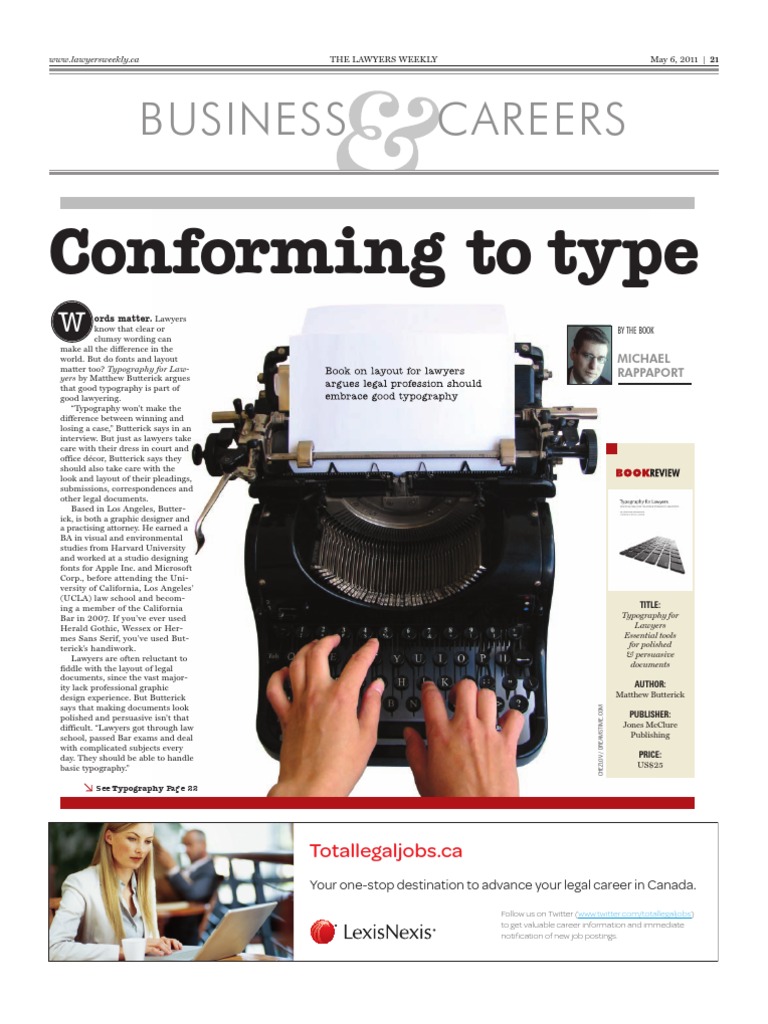 Typography For Lawyers - Review - Rappaport | PDF | Typefaces | Typography