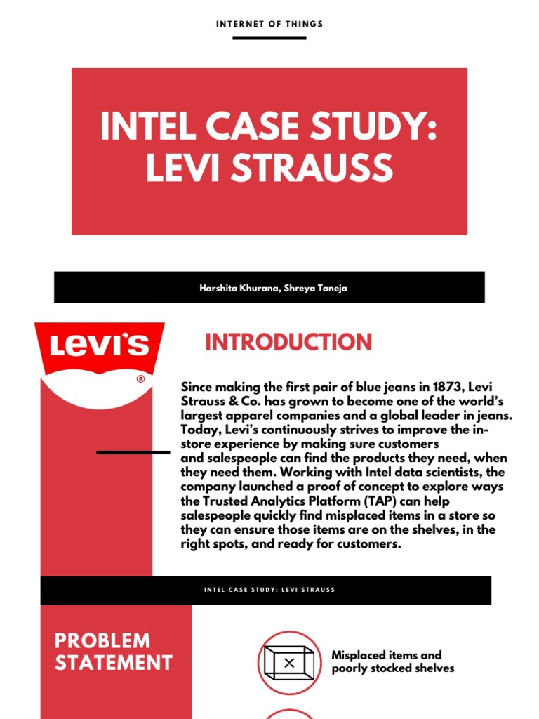 Intel Case Study: Levi Strauss: Internet of Things | PDF | Internet Of Things | Sales