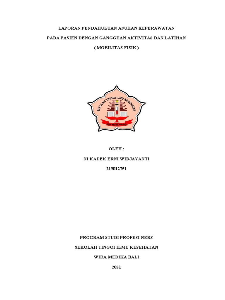 Askep Dan SPSK (Mobilitas Fisik) Ni Kadek Erni Widjayanti | PDF