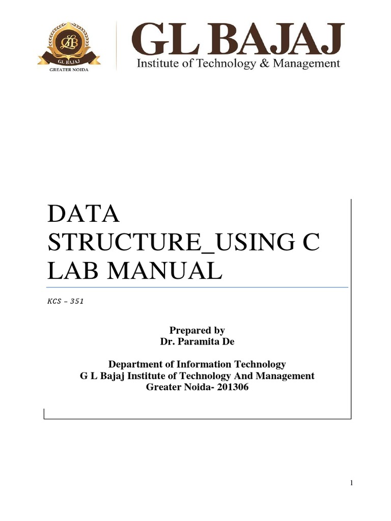 Lab Manual DS StudentFile | PDF | Queue (Abstract Data Type) | Computer Programming