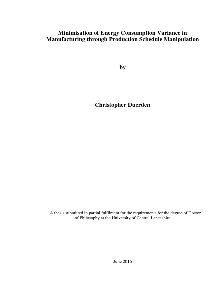 Duerden Chris Final E-Thesis (Master Copy) | PDF | Technology & Engineering