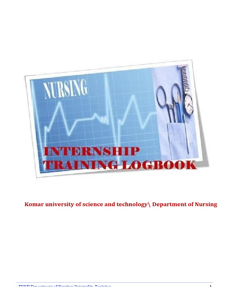 Nursing Internship Logbook Guide | PDF | Nursing | Surgery