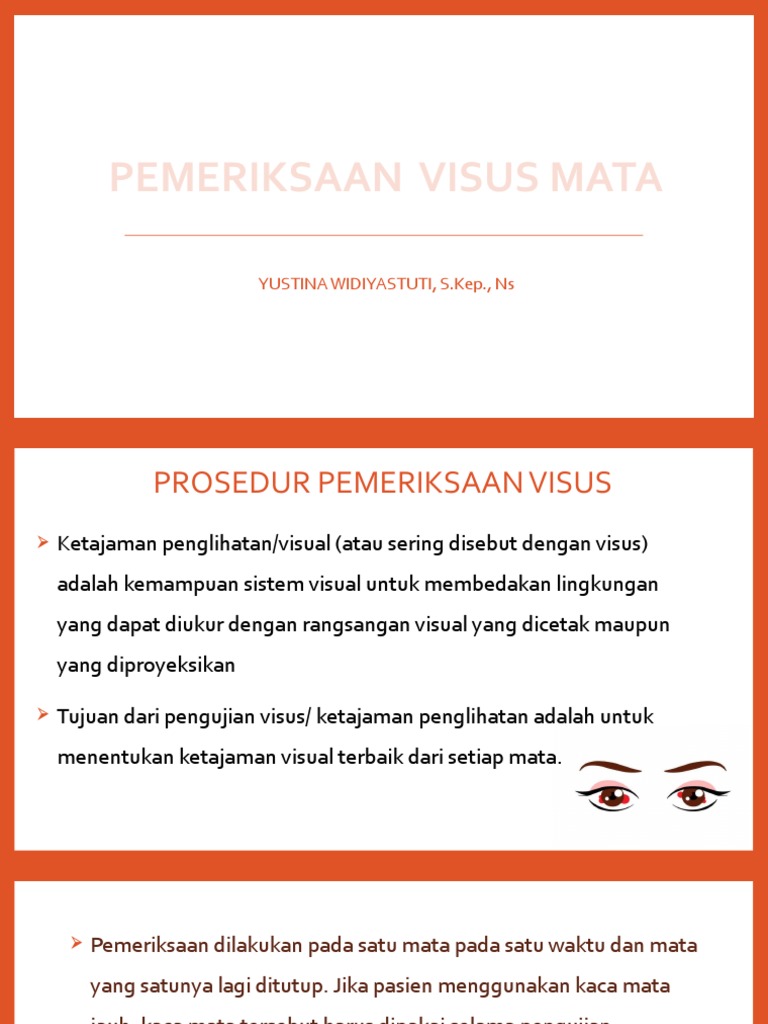 Pemeriksaan Visus Mata | PDF