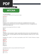 Soal MTCNA Dan Jawaban Yang Sering Muncul Beserta Penjelasannya | PDF | Metode & Bahan Ajar