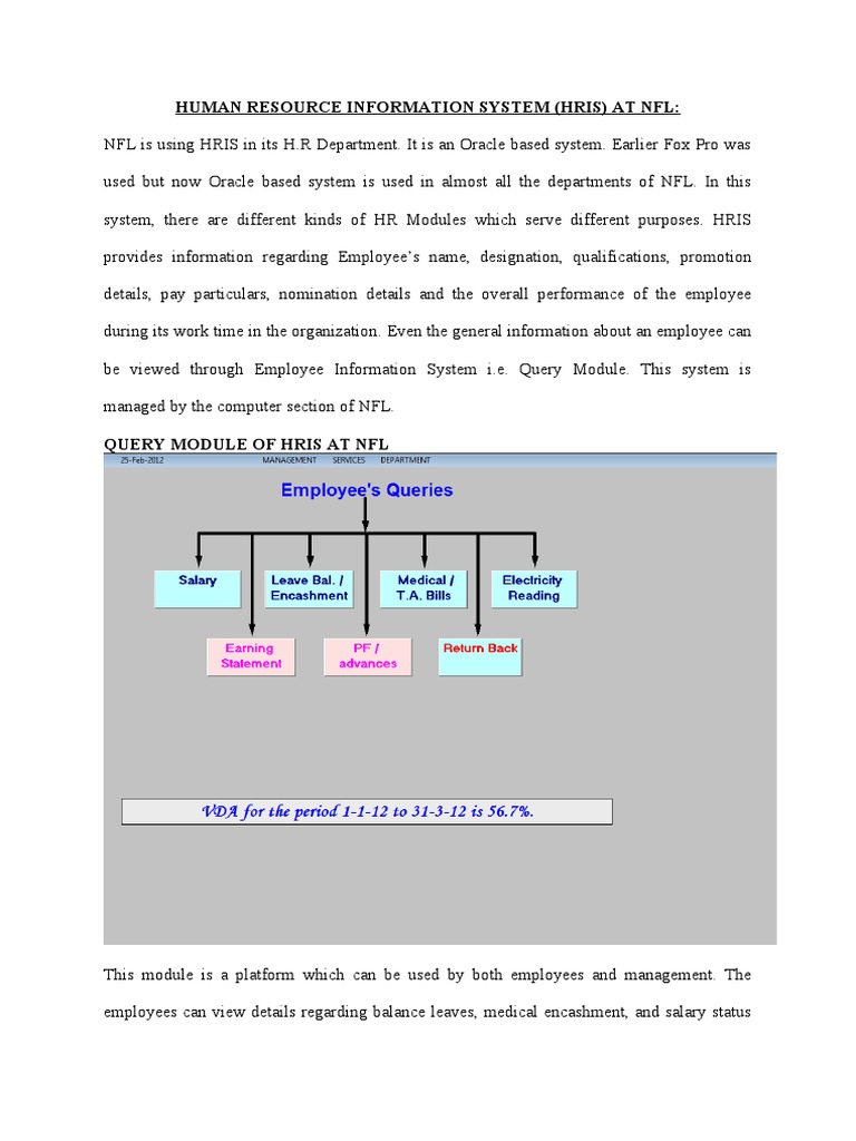 HUMAN RESOURCE INFORMATION SYSTEM-Case | PDF | Information Technology ...