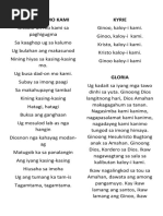 Tagalog Catholic Prayers | PDF