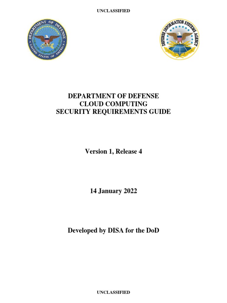 DoD Cloud Computing Security Guide V1R4 | PDF | Cloud Computing ...