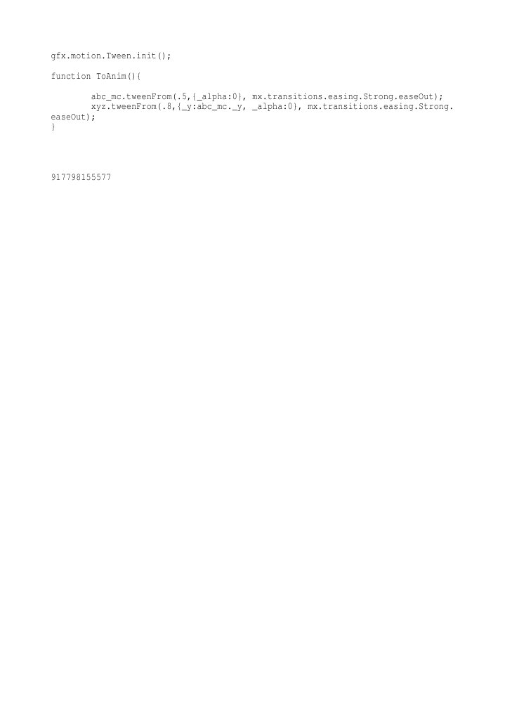 Tween Sample As | PDF