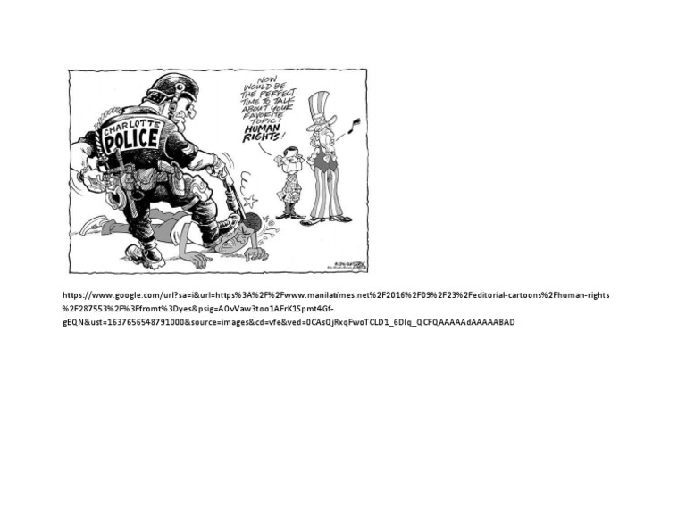 Human Rights Editorial Cartoon | PDF