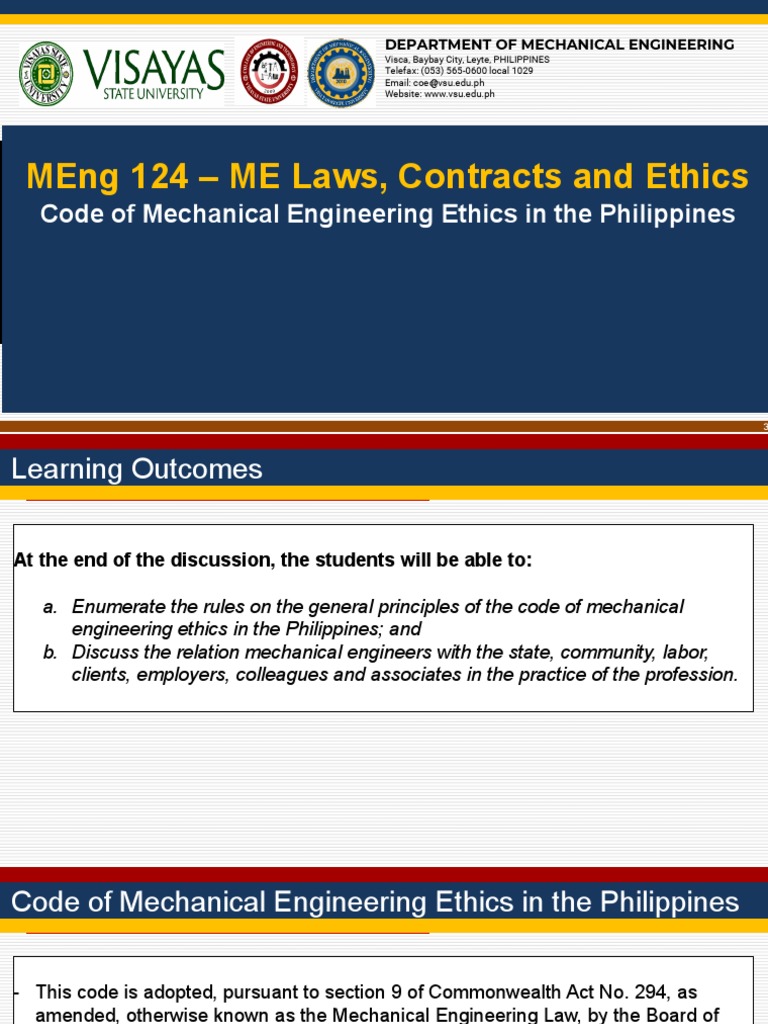 Code of Mechanical Engineering Ethics | PDF | Engineering | Engineer
