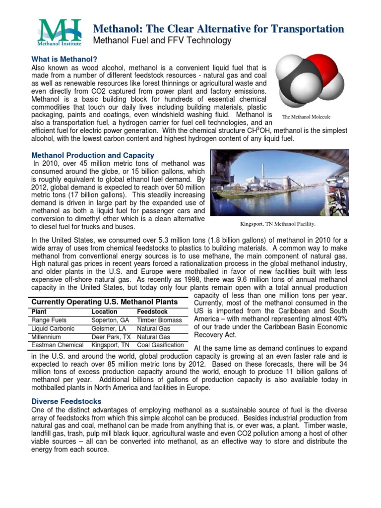 Methanol Flexible Fuel Vehicles | PDF