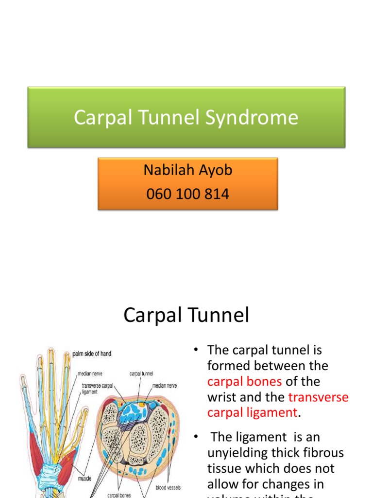 Understanding Carpal Tunnel Syndrome: A Comprehensive Review of its ...