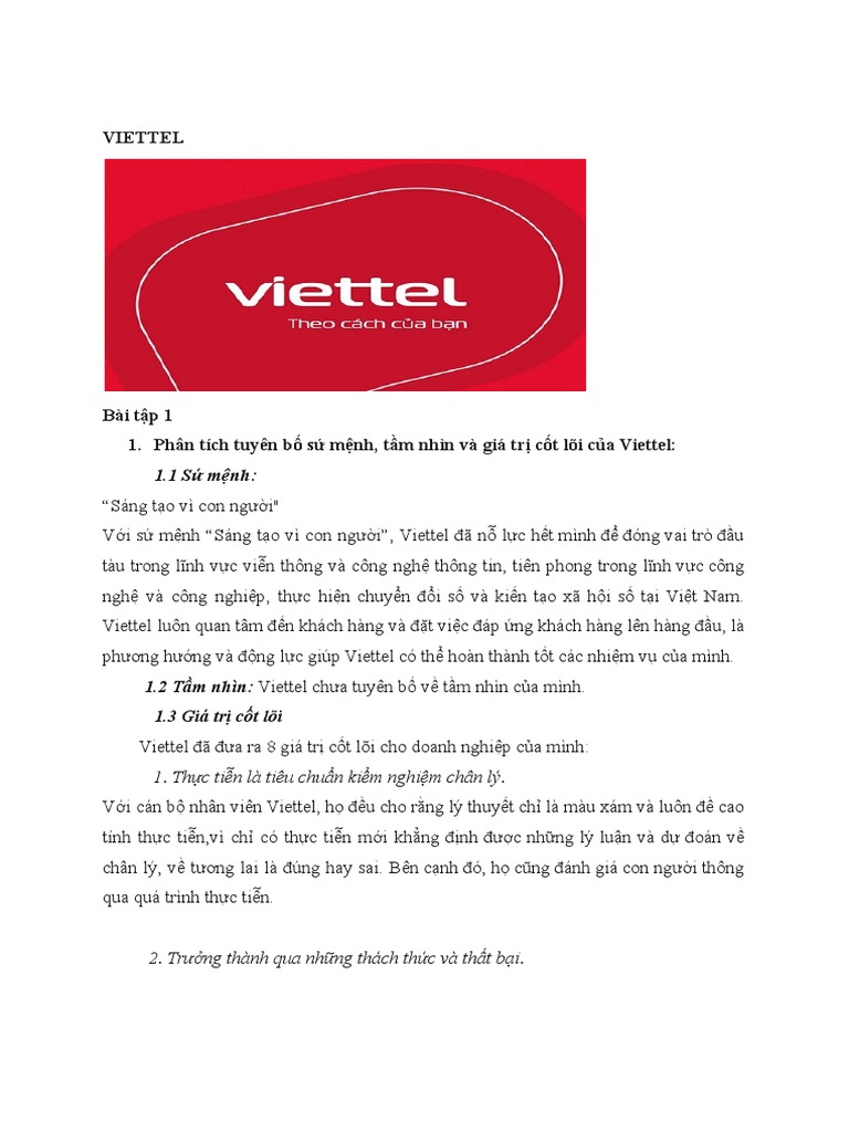 Viettel Telecom | PDF