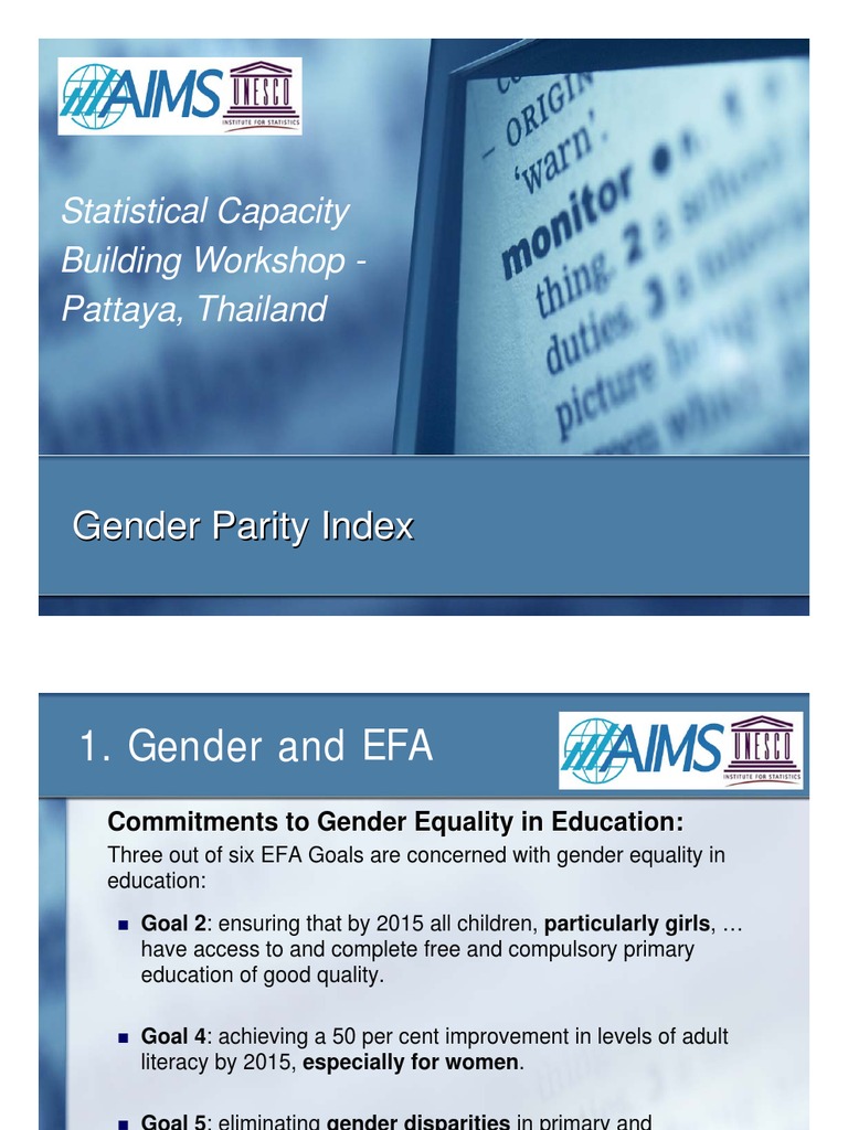 Gender Parity Index Overview | PDF | Gender | Gender Studies