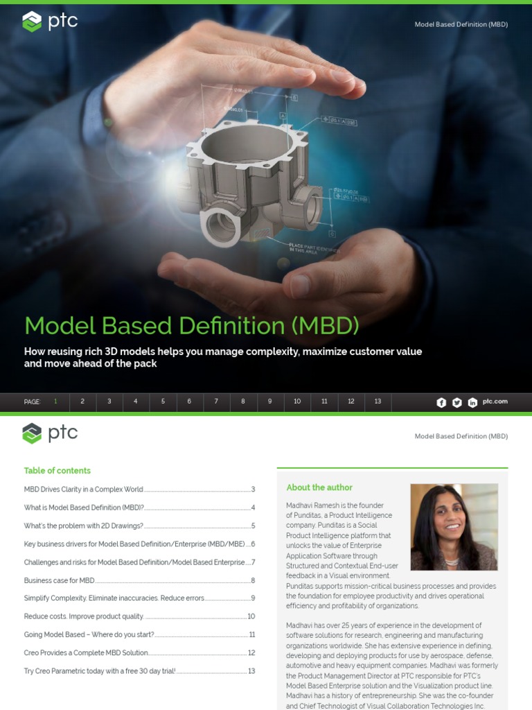 Model Based Definition (MBD) | PDF | Information | Design