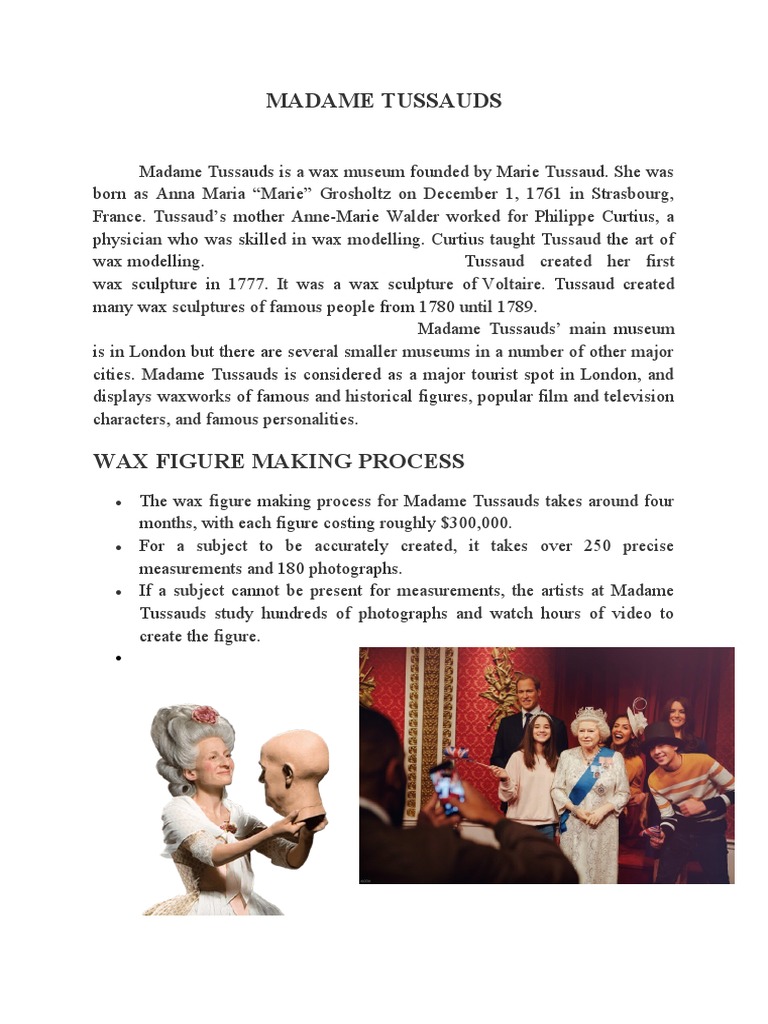 Madame Tussauds | PDF | Art | Classics