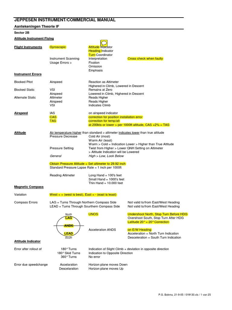 Jeppesen Instrument/Commercial Manual | PDF | Instrument Flight Rules ...