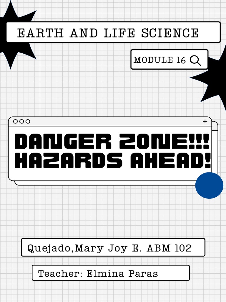 Earth and Life Science: Danger Zone!!! Hazards Ahead! | PDF | Volcano ...