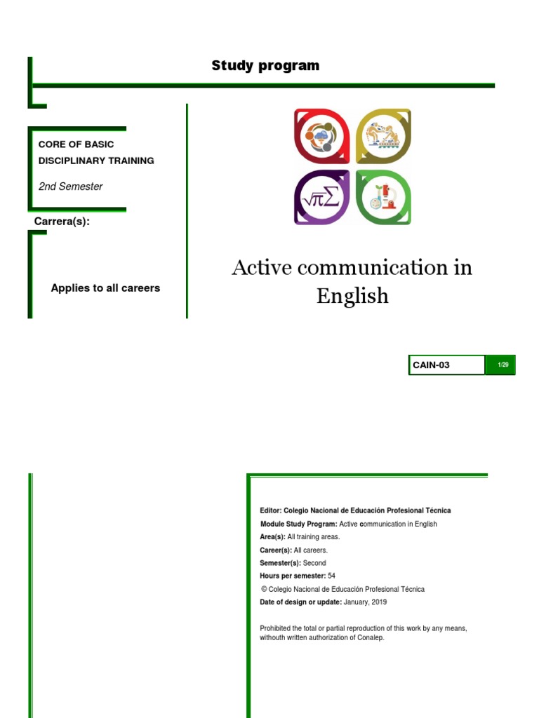 Active Communication in English - P | PDF | Information | Curriculum