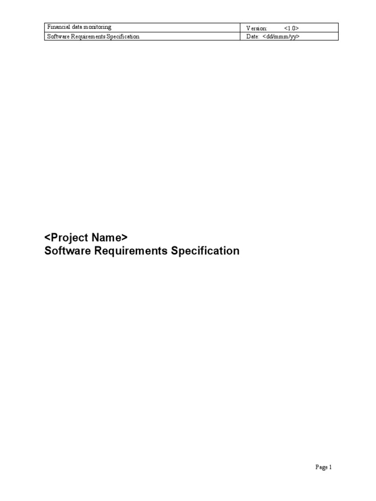 Software Requirements Specification | PDF | Graphical User Interfaces ...