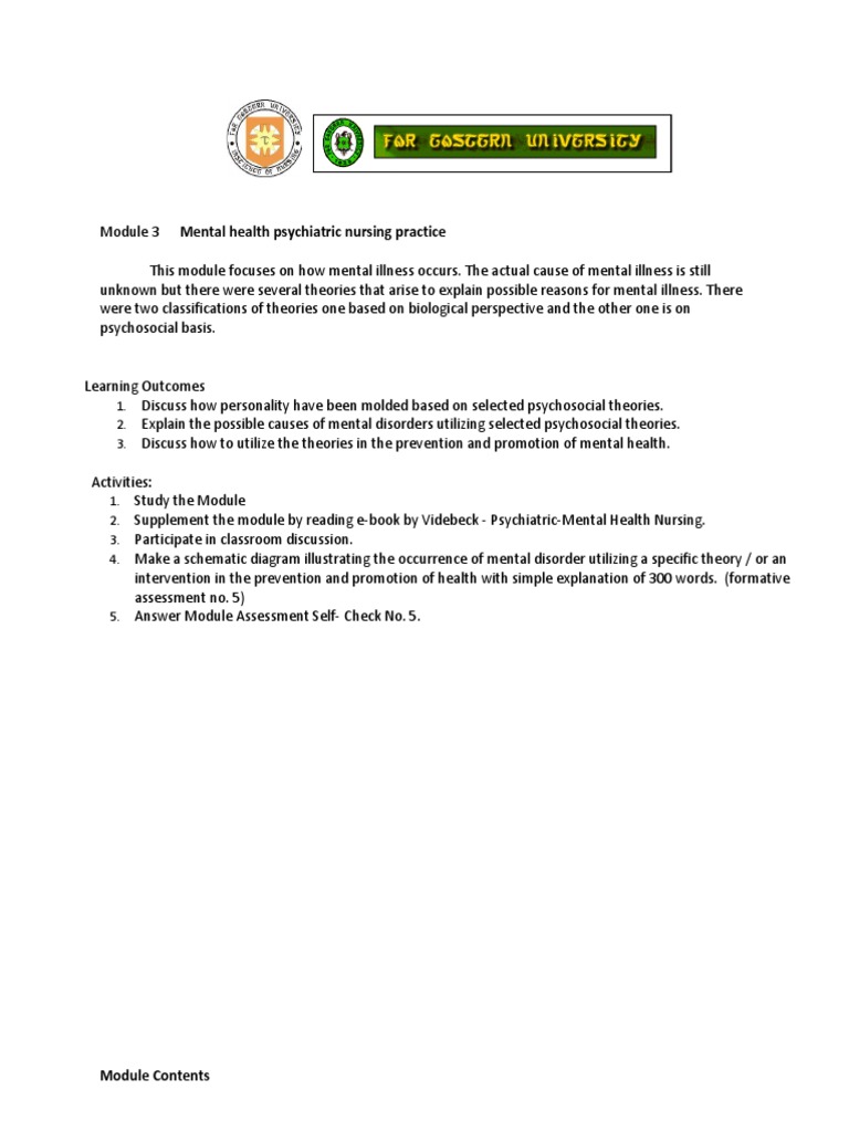 Exploring the Biological and Psychosocial Theories Behind Mental ...