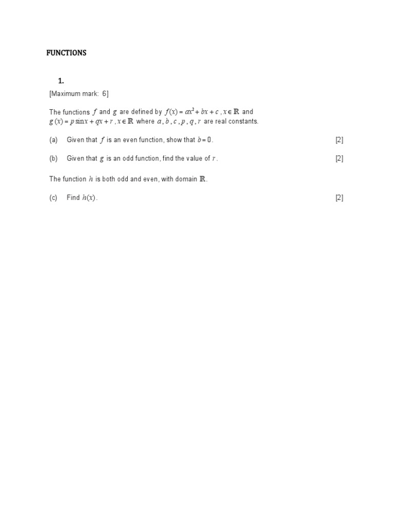 Functions | PDF | Function (Mathematics) | Asymptote