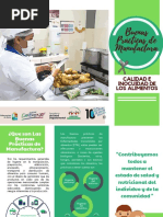 Triptico BPM | PDF | Seguridad alimenticia | Alimentos