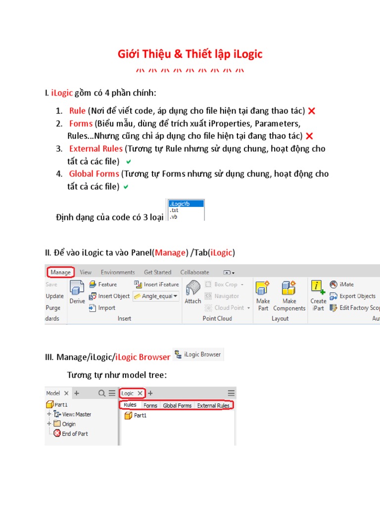 HƯỚNG DẪN THIẾT LẬP ILOGIC | PDF