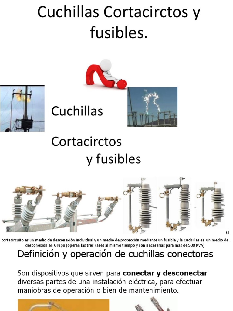 Cuchillas Y CCF | PDF | Fusible (Eléctrico) | Cableado eléctrico
