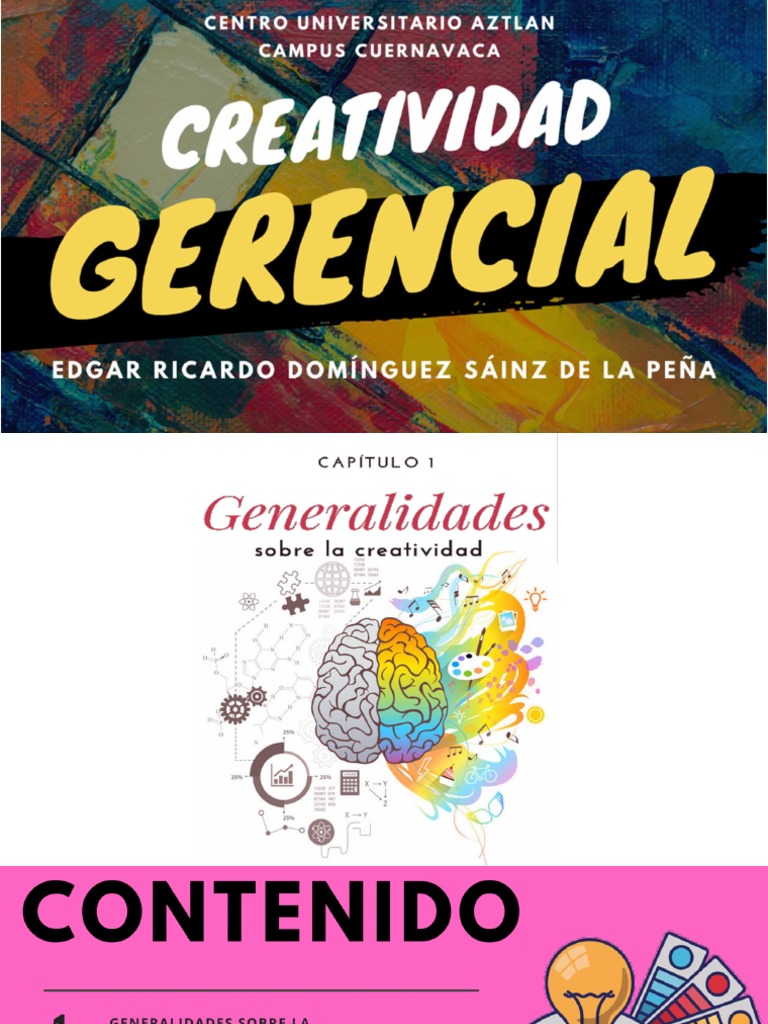CAPITULO 1 GENERALIDADES Presentación | PDF | Creatividad | Pensamiento