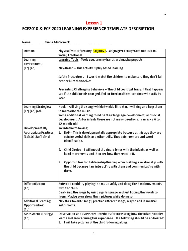 Naeyc Standard 2 Curriculum | PDF