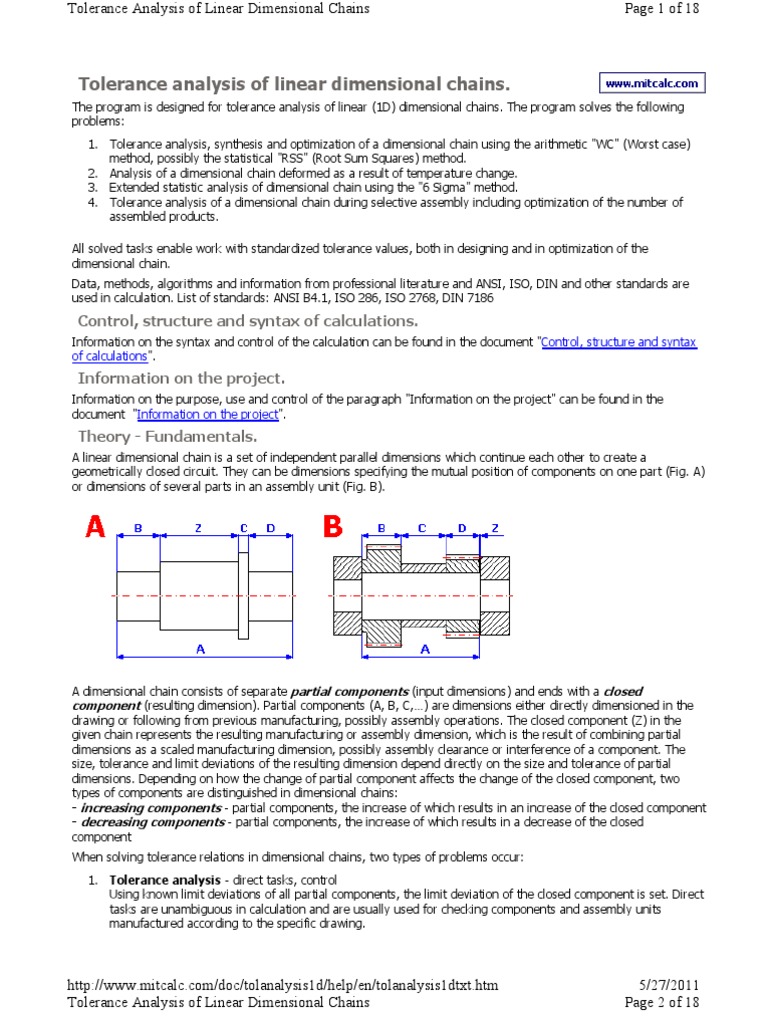 Tolerance | Download Free PDF | Engineering Tolerance | Standard Deviation