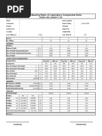 Proctor Test Data Sheets & Graph | PDF | Materials | Civil Engineering