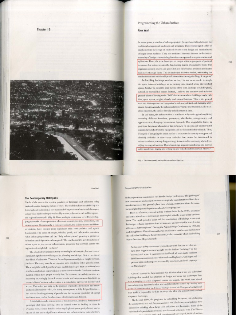 Programming The Urban Surface - Alex Wall | PDF